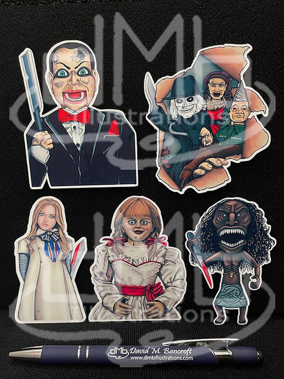 Killer Dolls Waterproof & Weatherproof Stickers - Set or Individual - Etsy