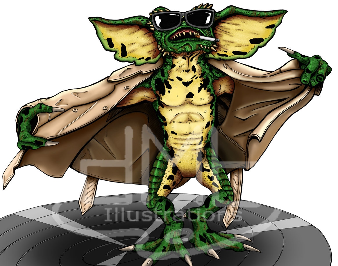 Gremlins Flasher Stand-up or Print - Etsy