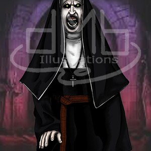 The Nun - Valak Stand-up or Print - Etsy