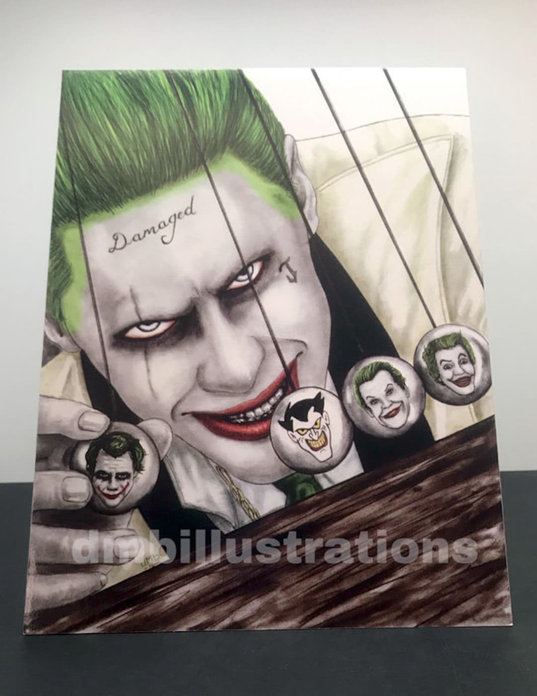 The Joker Stand-up or Print - Etsy