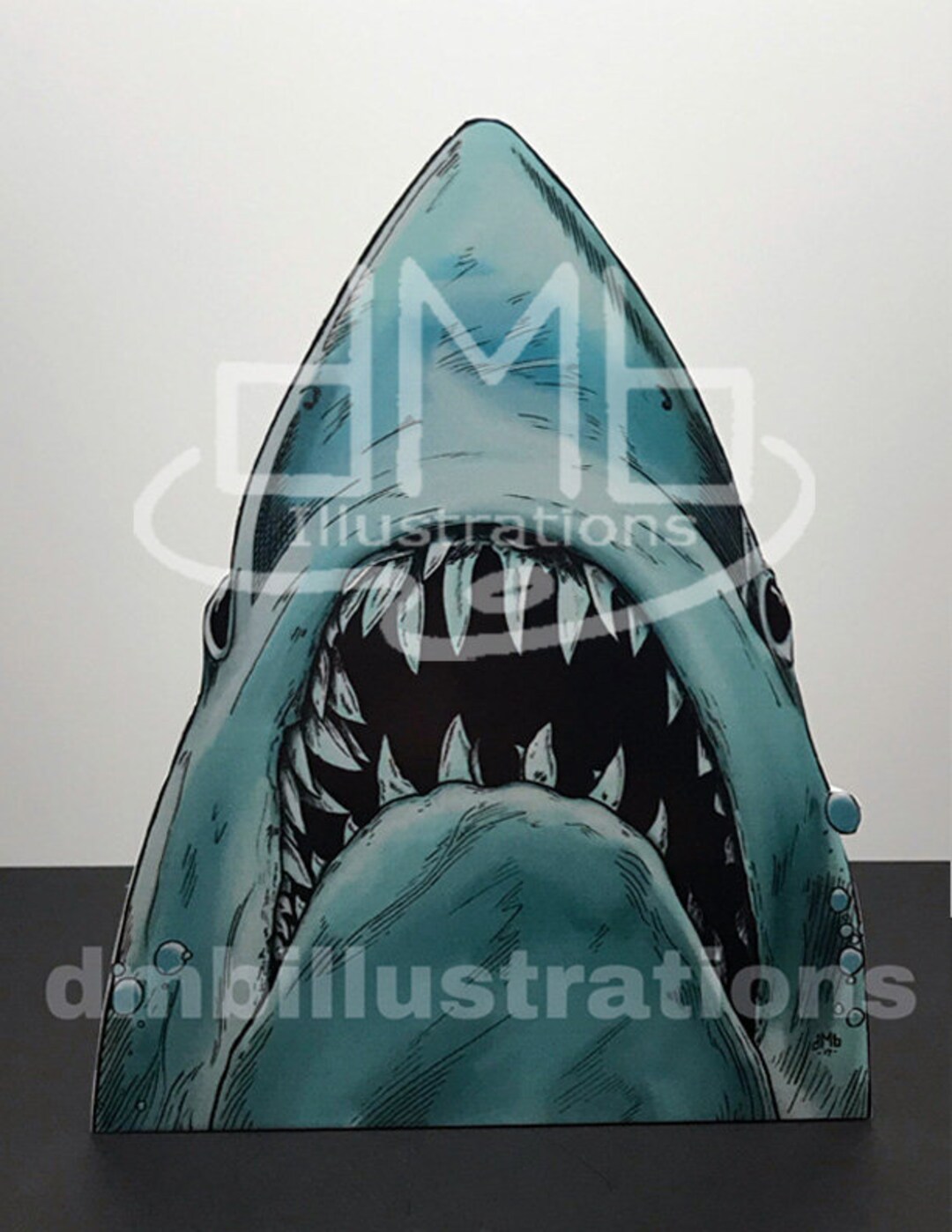 Jaws Stand-up or Print - Etsy