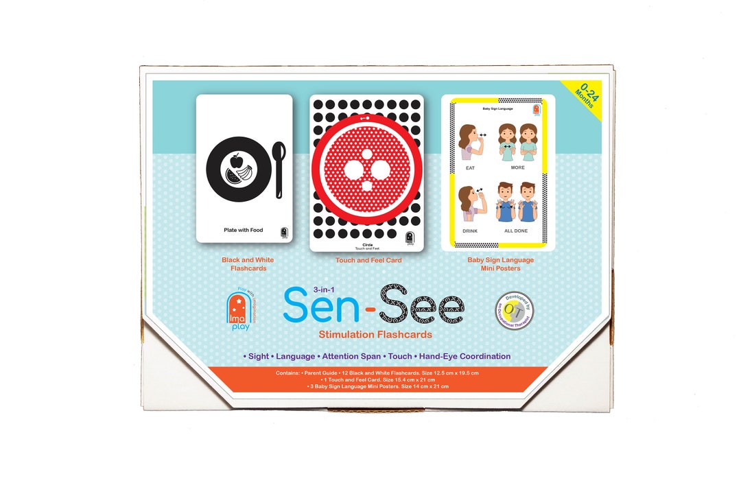 Sen-see Stimulation Flashcards. 0 24 Months - Etsy UK