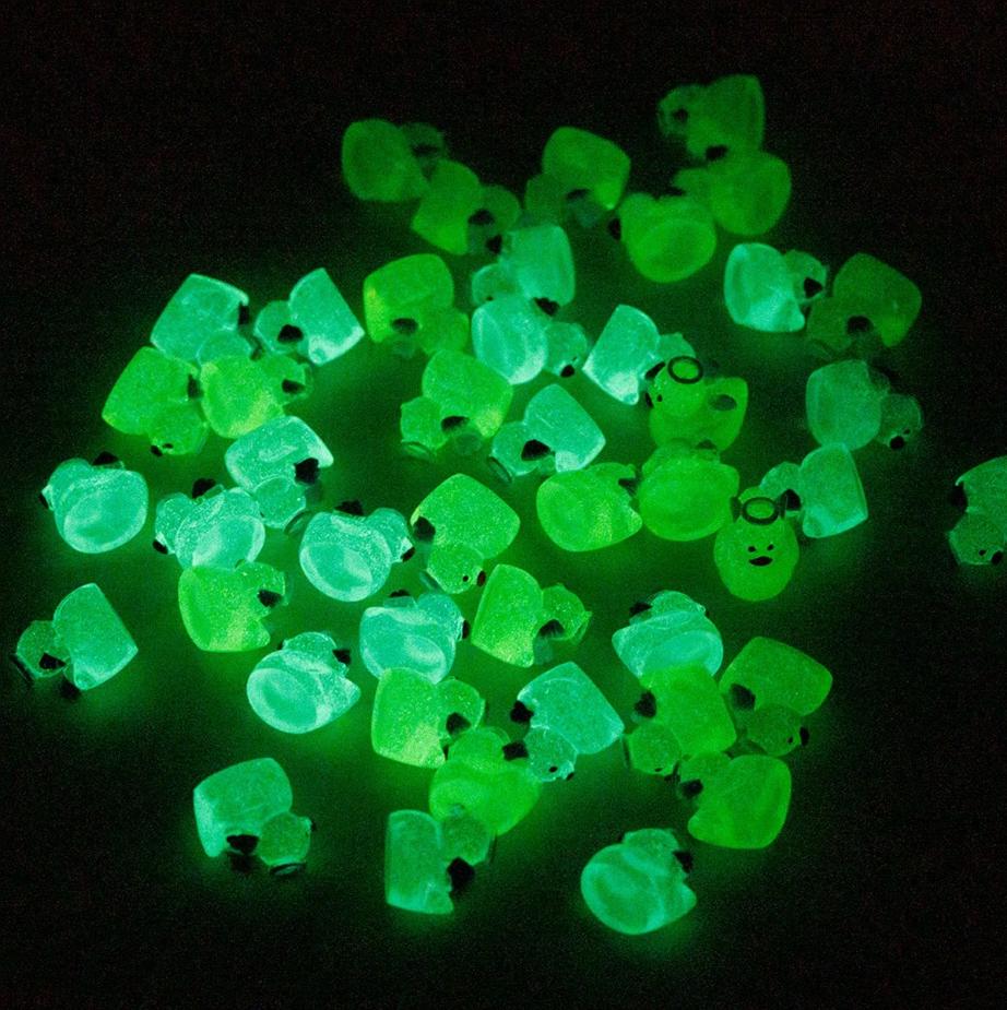 Glow in Dark Mini Resin Angel Ducks, Tiny Fairy Garden Figurines ...