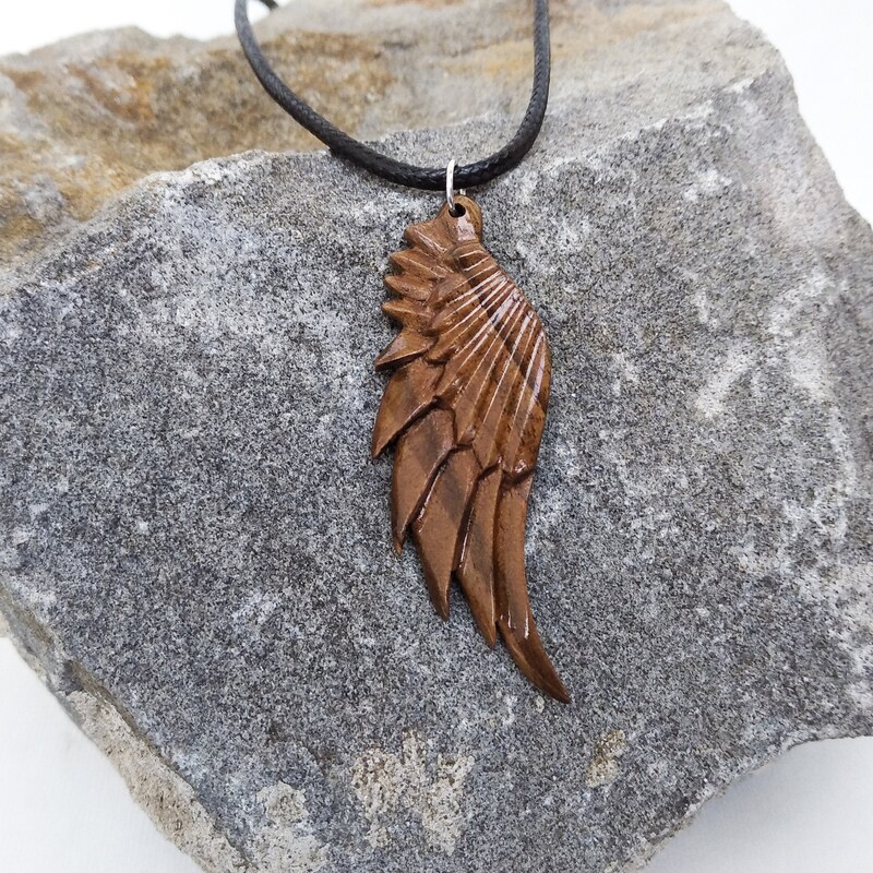 Angel Wing Pendant - Etsy