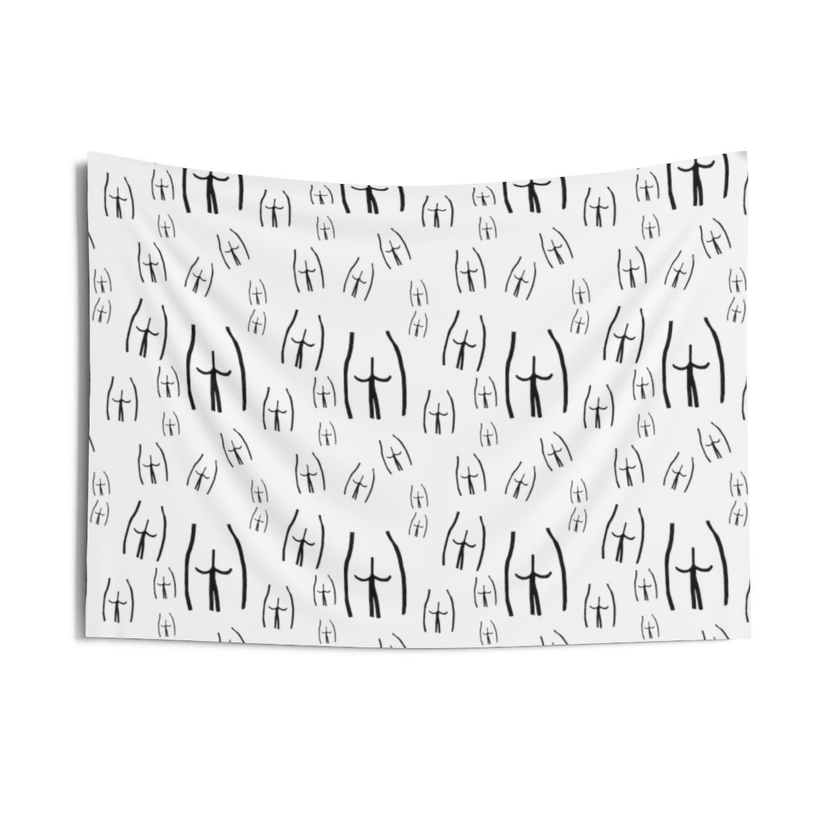 Butt Print Tapestry Funny Wall Tapestry Butt Housewarming - Etsy