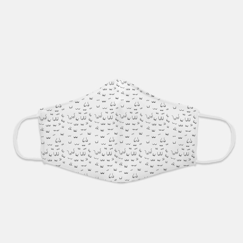 Boob Face Mask - Etsy