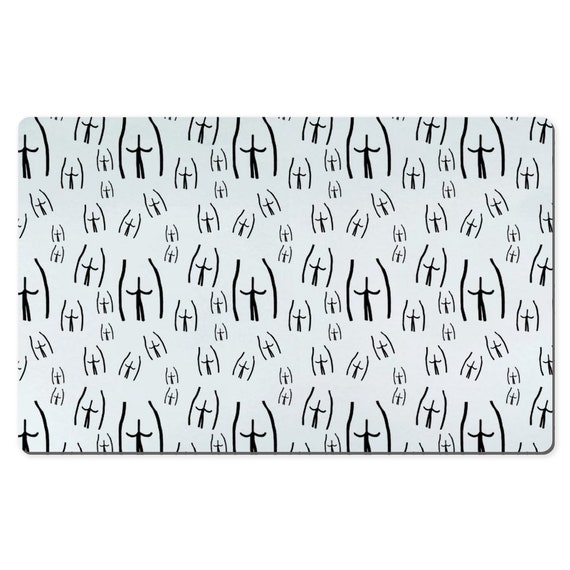 Nude Butt Print Desk Mat Butt Office Decor Booty Print - Etsy
