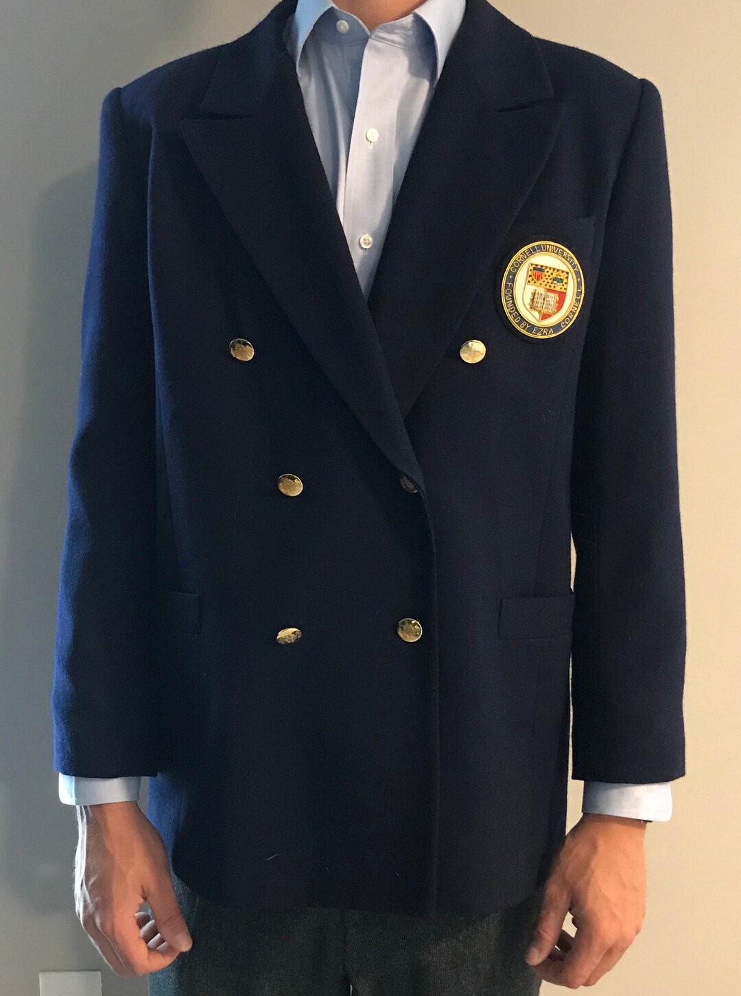 Vintage Cornell Crested Blazer - Etsy