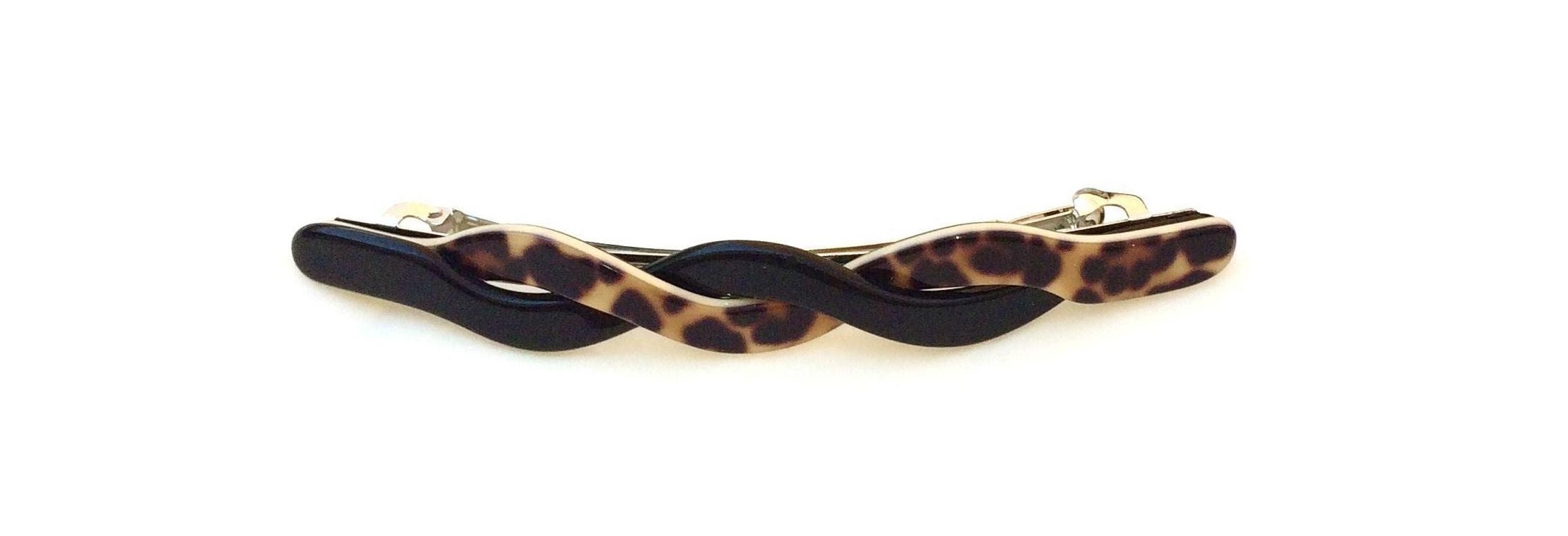 Wardani, Long Braided French Tortoise Barrette Handmade in France ...