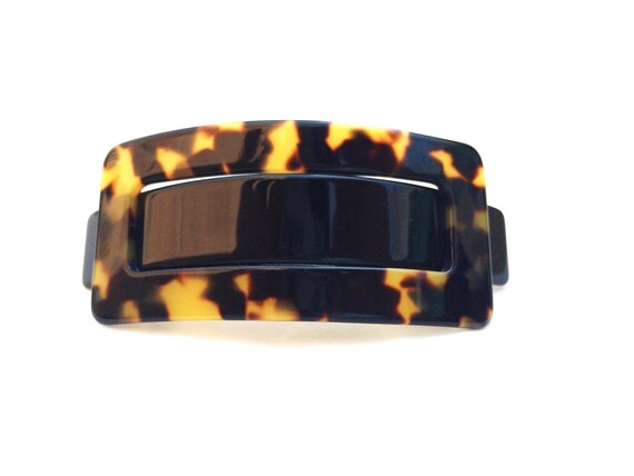 Wardani Equestrian French Tortoiseshell Barrette Handmade in - Etsy