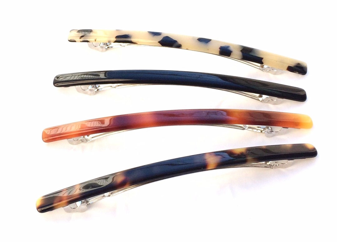 Wardani, Long Tortoiseshell Barrette Tortoise Handmade in France From ...