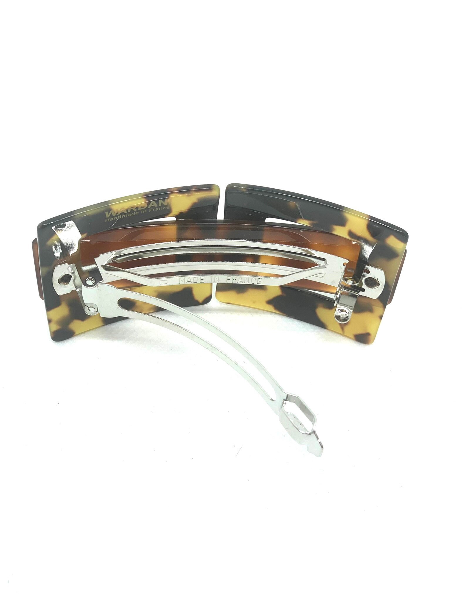 Wardani, Large French Tortoiseshell Barrette Handmade in France Double ...