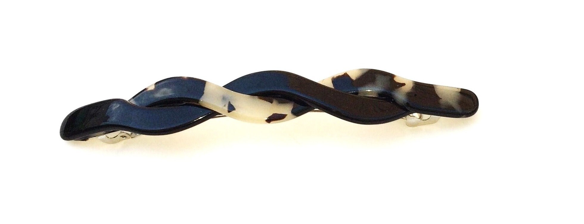 Wardani, Long Braided French Tortoise Barrette Handmade in France ...