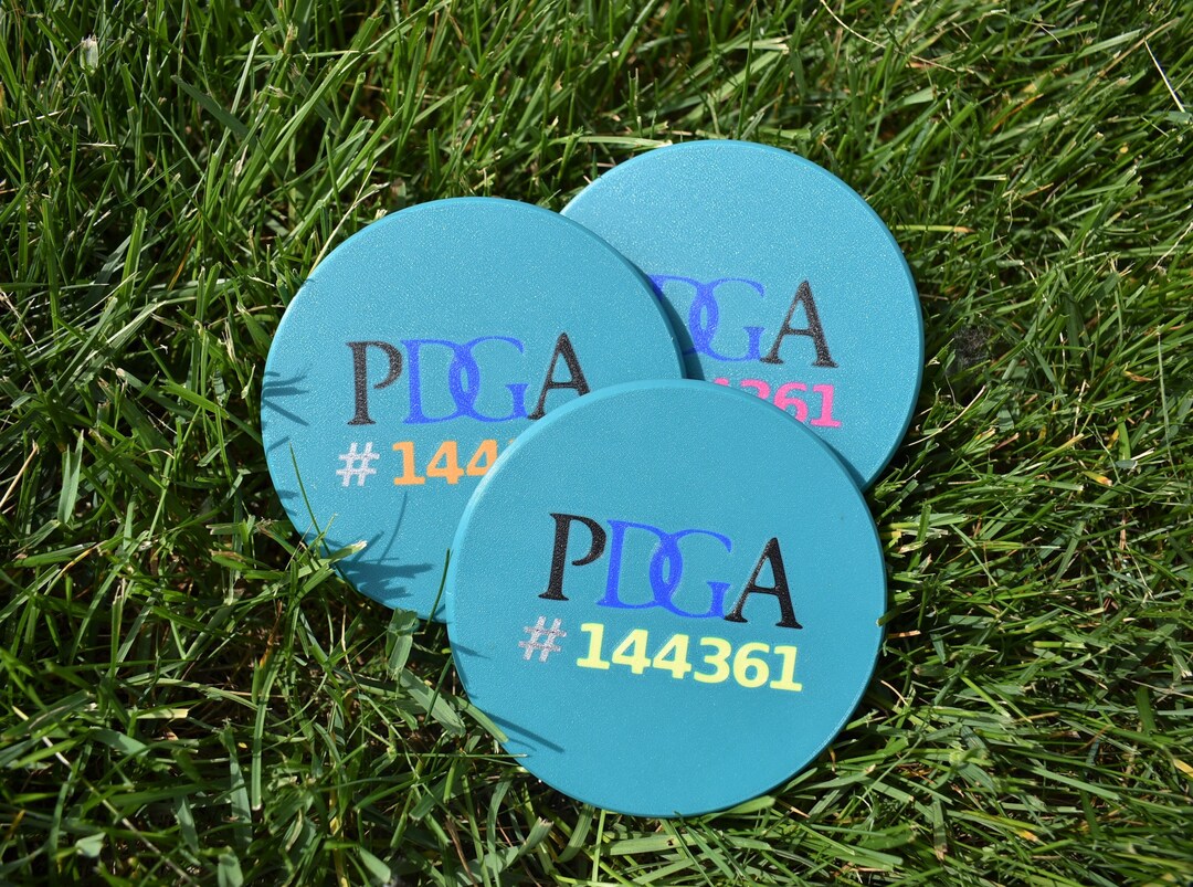 3D Printed PDGA Number Mini Disc - Etsy