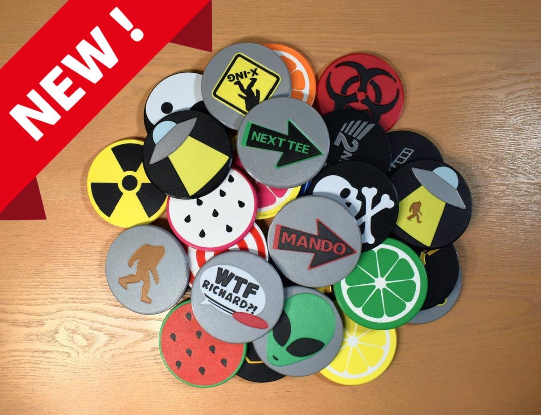 NEW FLEXIBLE!!! 3D Printed Mini Marker Disc (multi Color) - Etsy