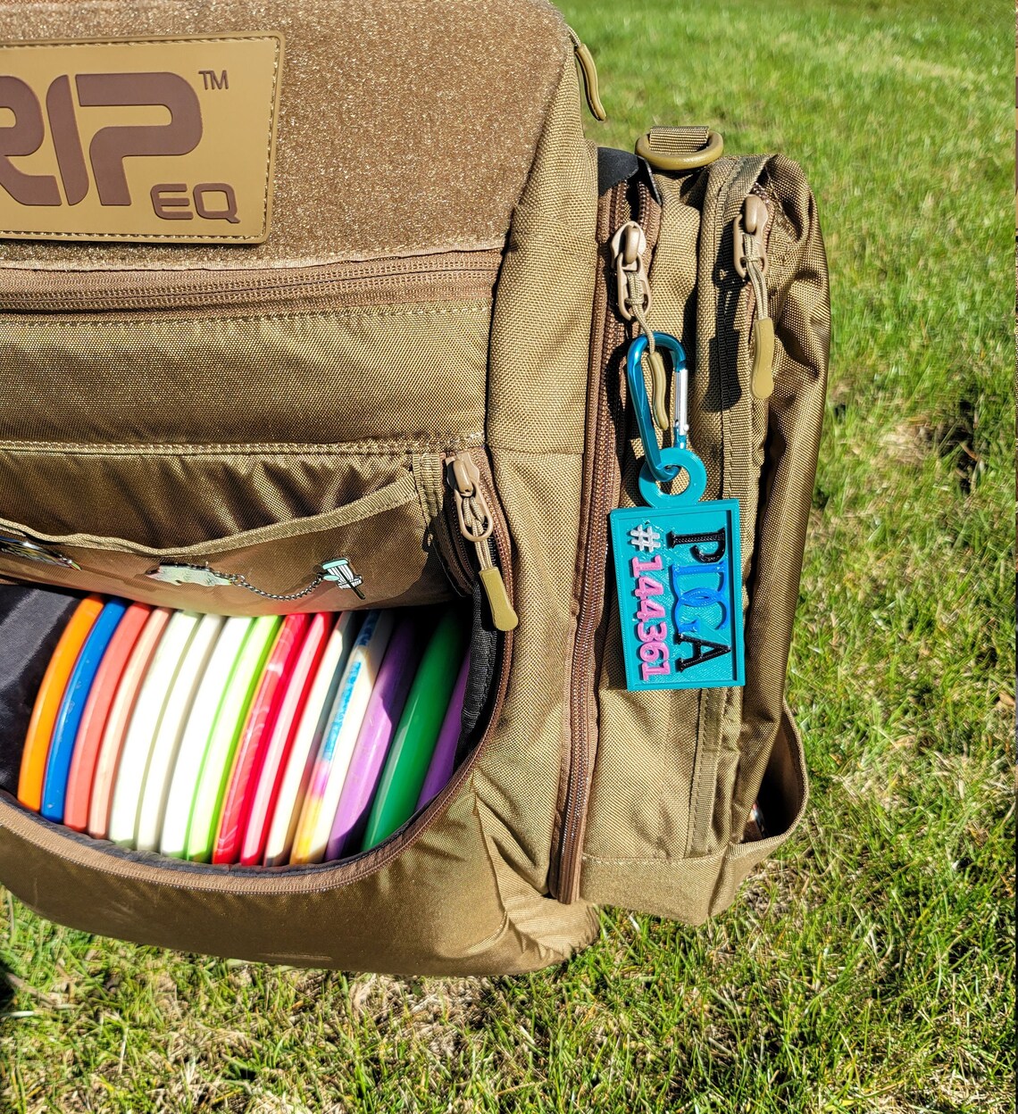 3D Printed PDGA Number Bag Tag - Etsy