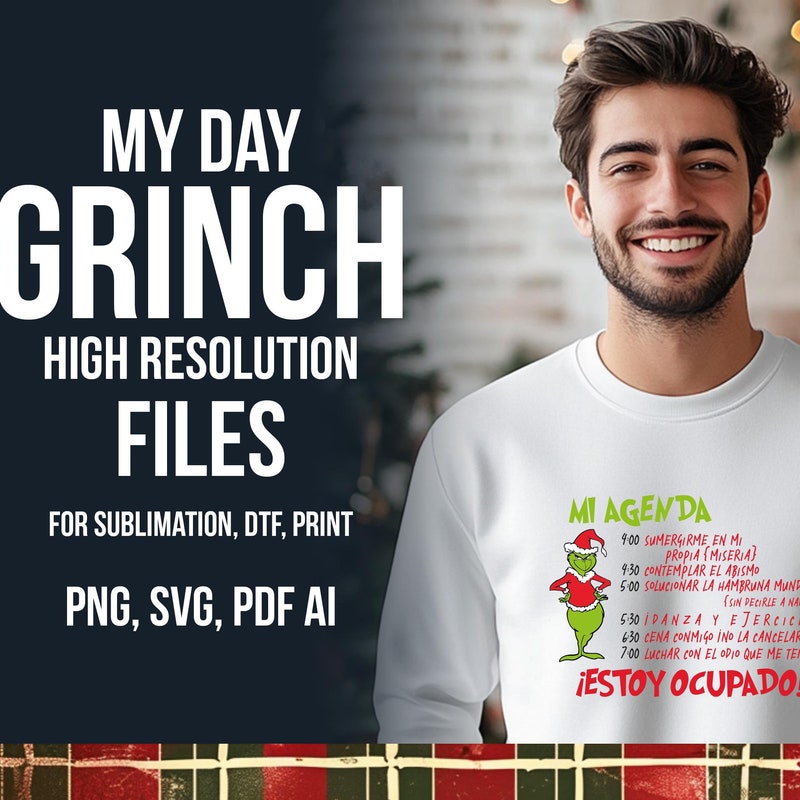Agenda del grinch - Etsy México