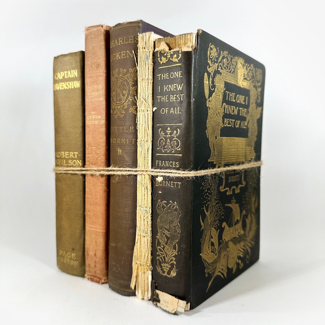 Antique Farmhouse Collection / Unique and Rare Vintage Tattered Books ...