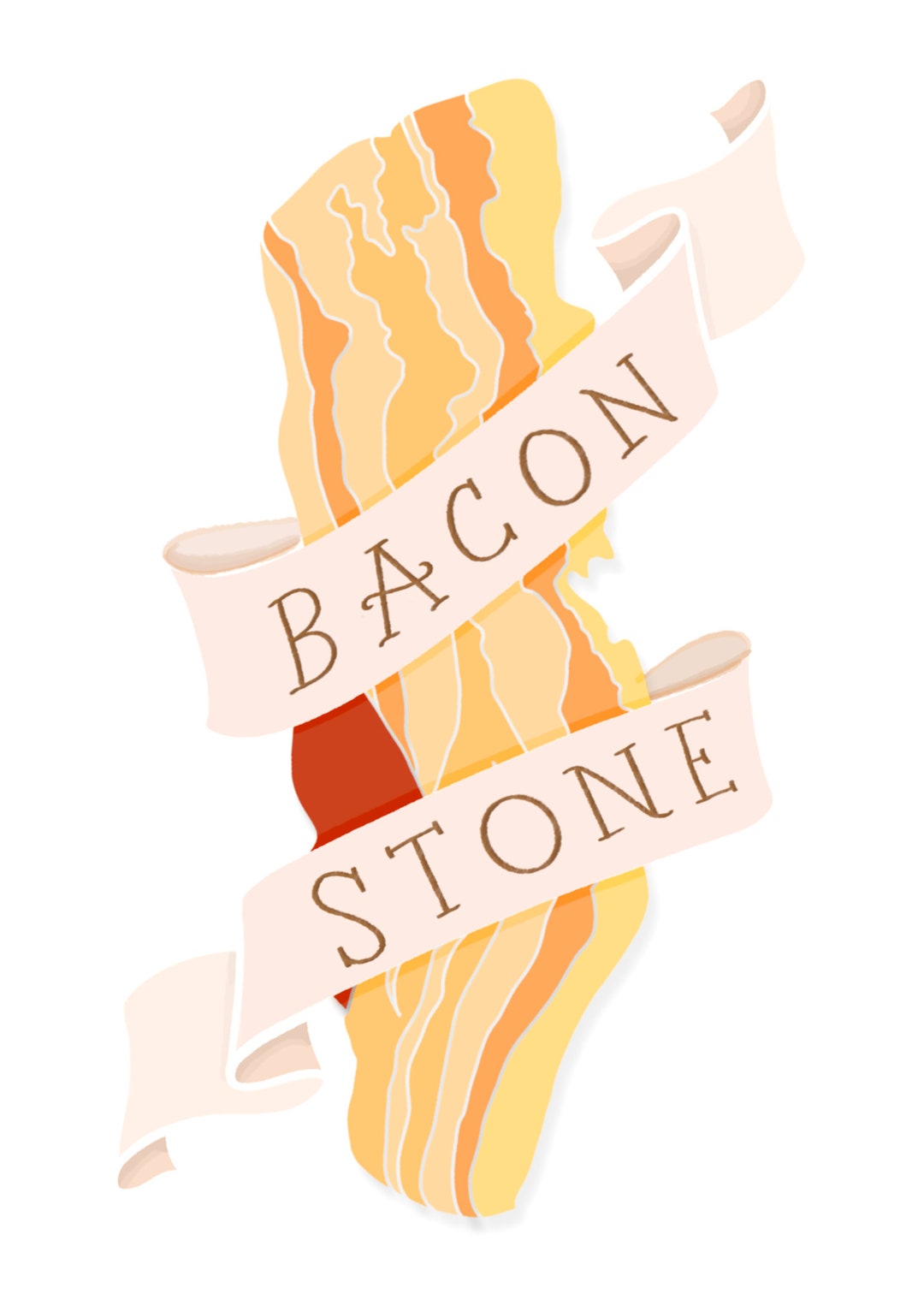 221B Con - All Hail the Bacon Stone (sticker) - Etsy