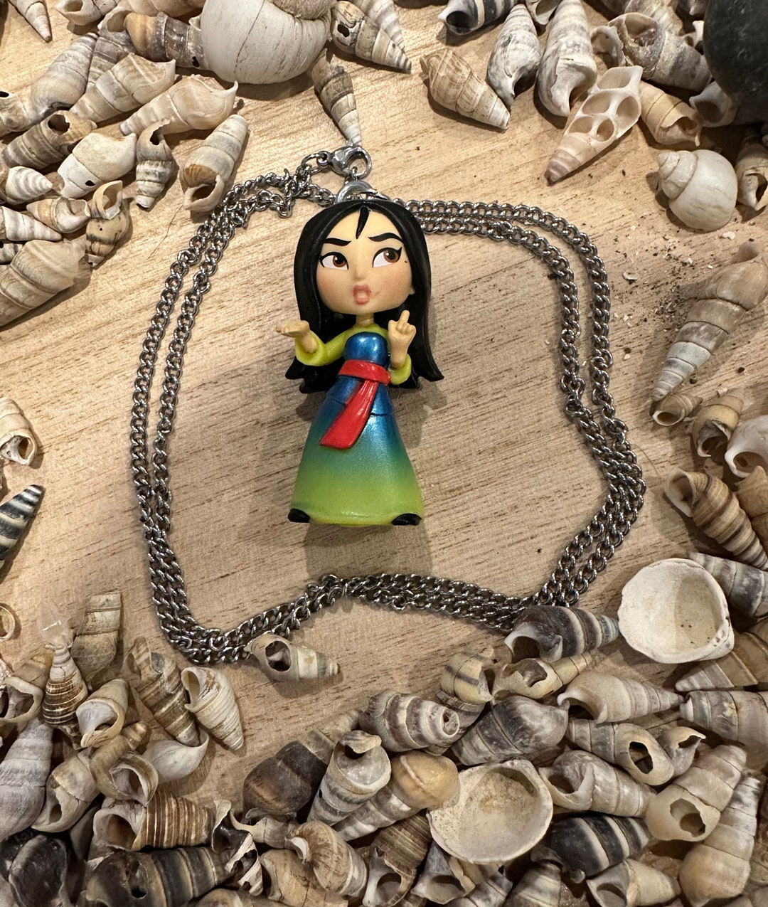 Doorable Mulan Figure Comes With Character, and With Necklace Chain ...