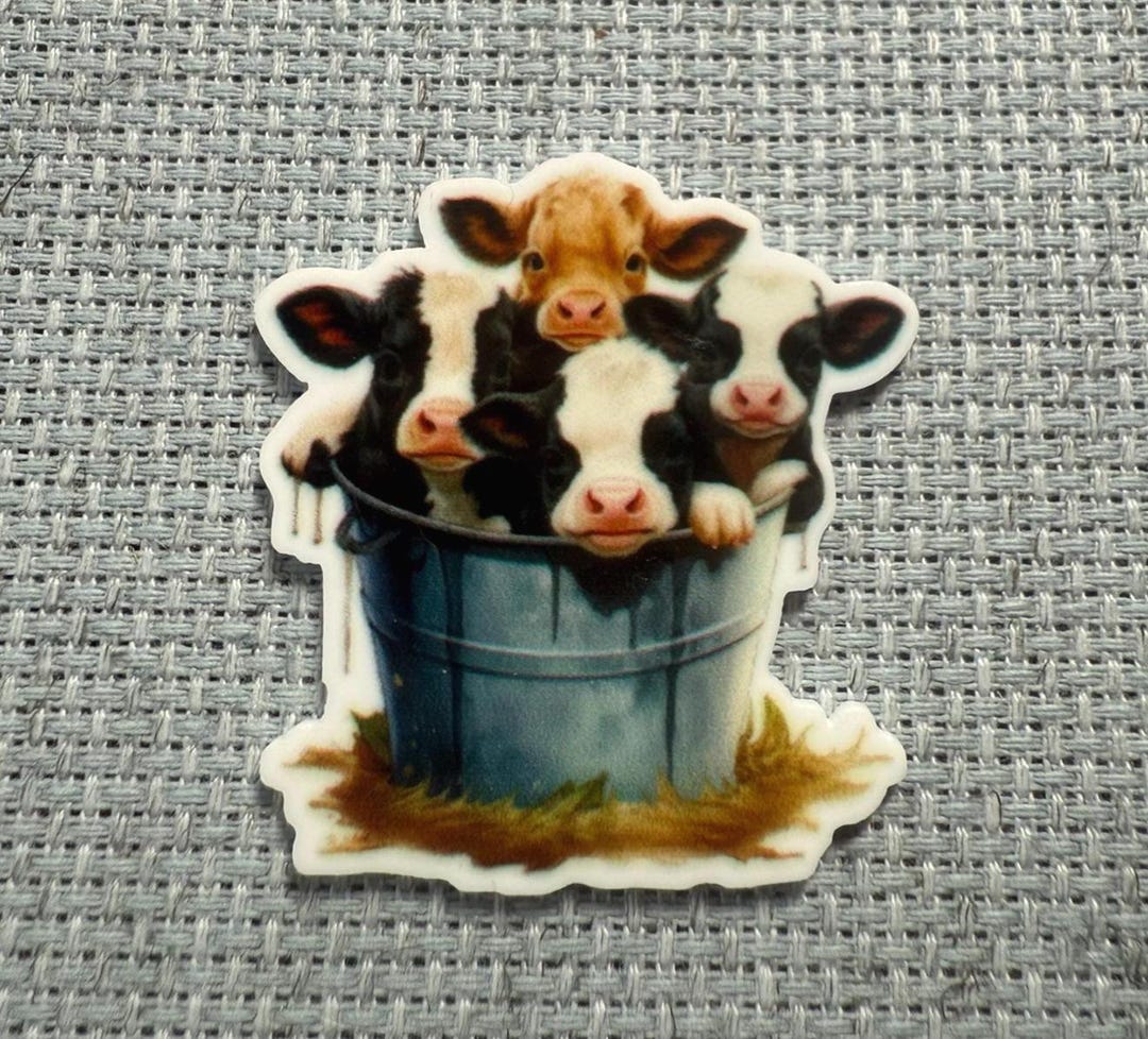 Cow Needle Minder-cow Cover Minder-cow Cross Stitch Minder-cow Fridge ...