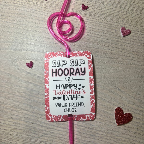 Valentines Day Straws - Etsy