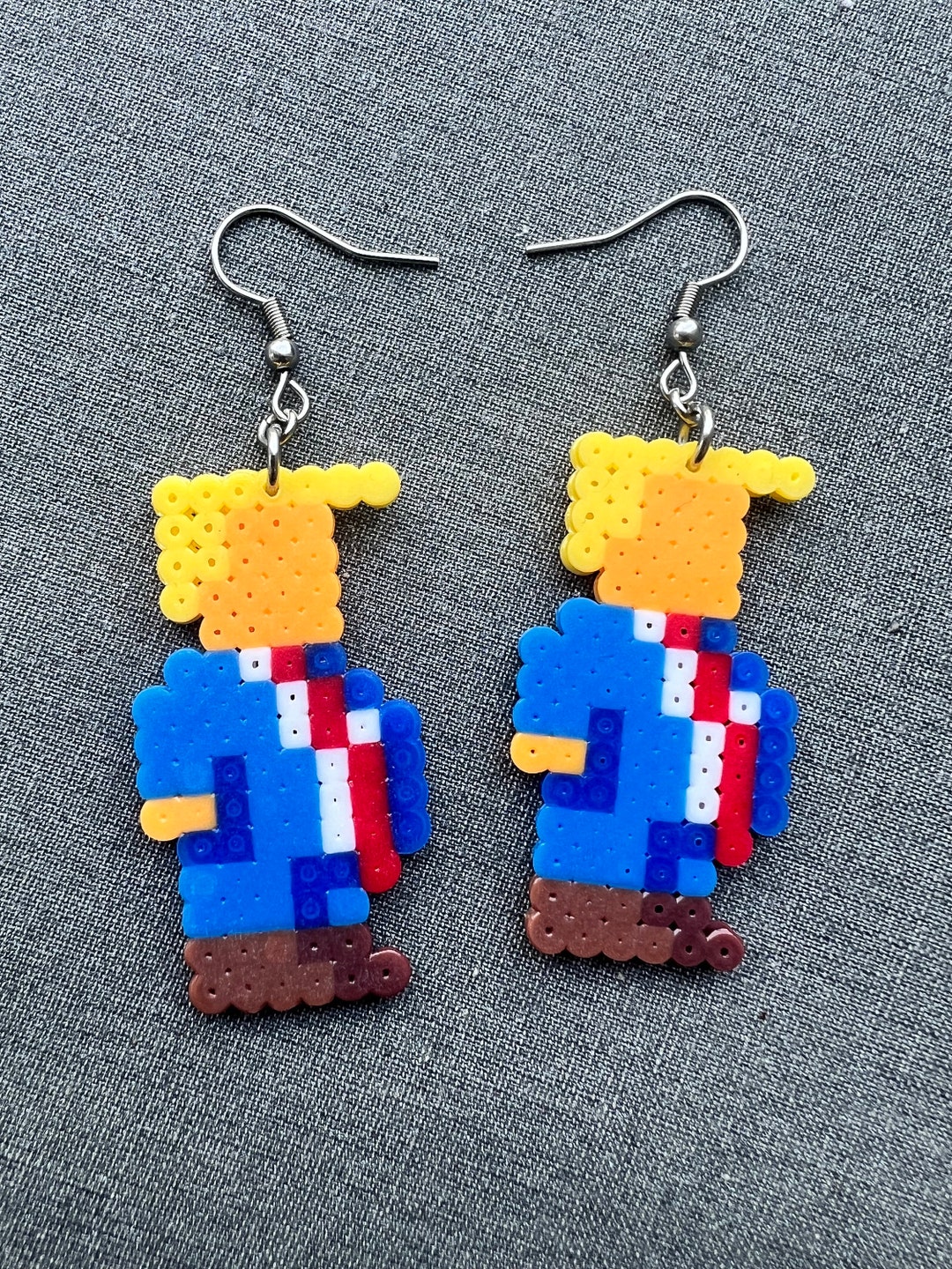 Bead Art Trump Earrings. Cute , Humorous President Donald Trump ...