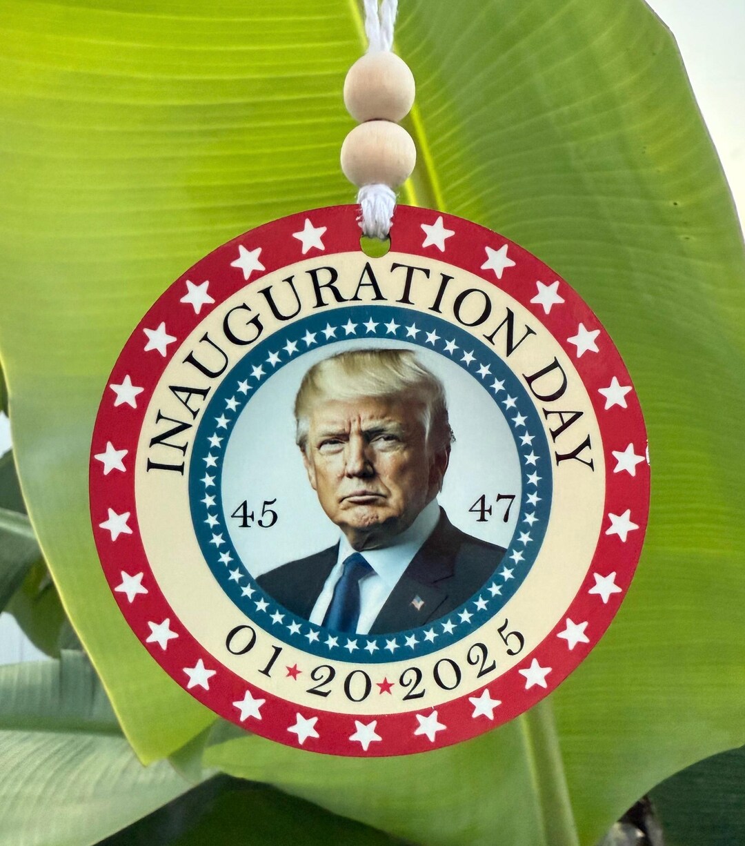 Trump Inauguration Day Keepsake Ornament. President Trump 45-47 ...