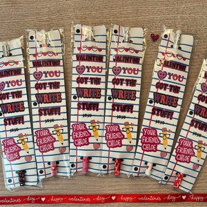 Assembled Personalized Valentines Day Party Pencil Favors for Birthday ...