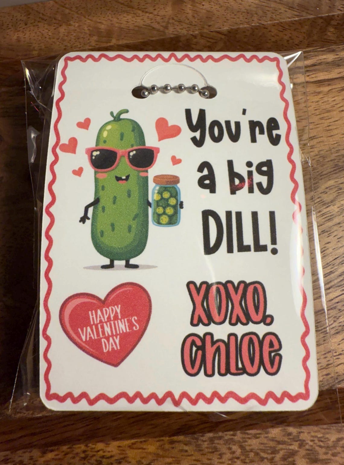Pickle Valentines Day Party Favors-“you’re a Big DILL!” 3D Printed ...