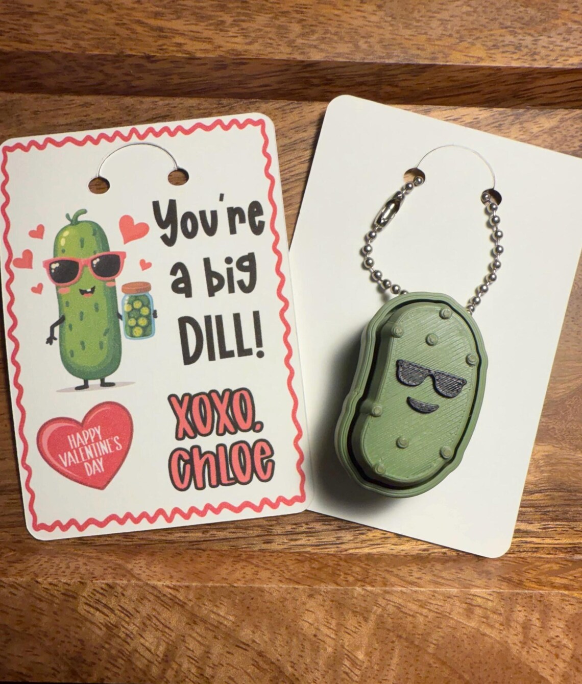 Pickle Valentines Day Party Favors-“you’re a Big DILL!” 3D Printed ...