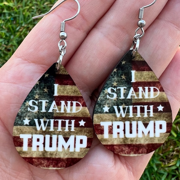 Trump Earrings - Etsy