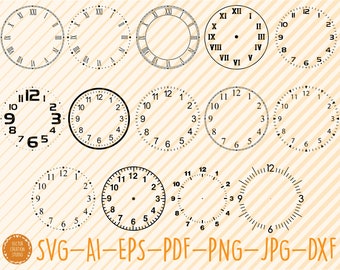 Printable clock face | Etsy