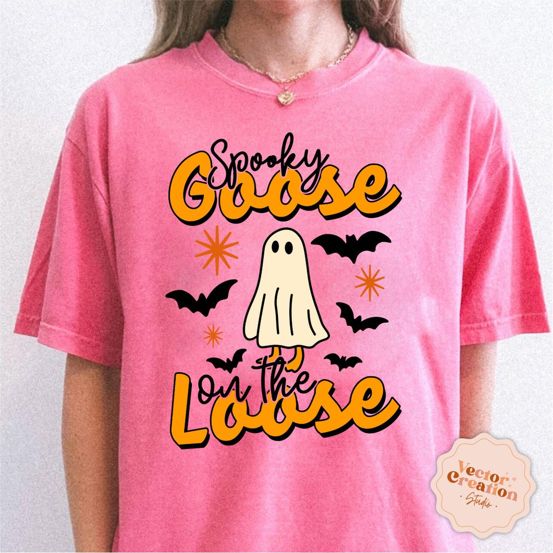 Spooky Goose on the Loose Png, Halloween Goose Png, Funny Halloween Png ...