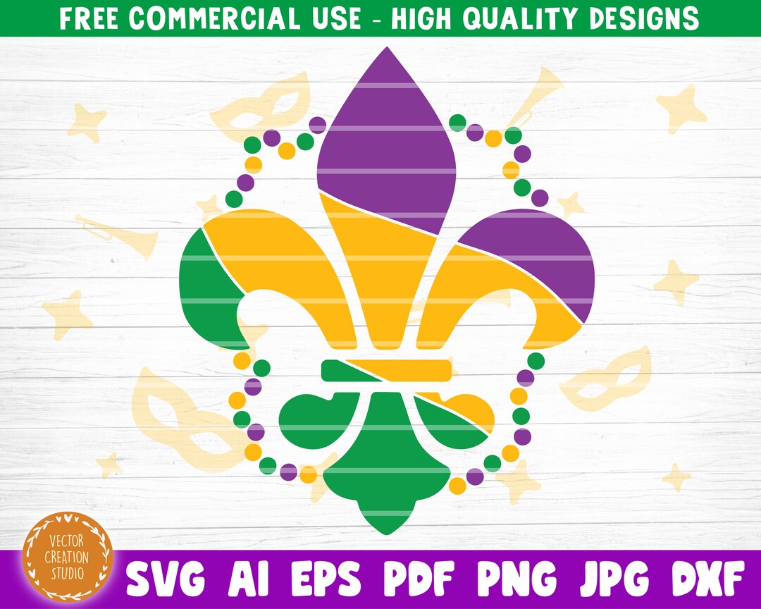 Mardi Gras Fleur De Lis Svg, Mardi Gras SVG PNG PDF, Funny Mardi Gras ...