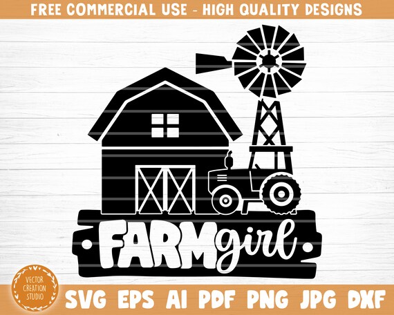 Farm Girl SVG Cut File Farm House Svg Farm Life Svg Bundle | Etsy