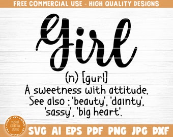 Girl Definition - Etsy