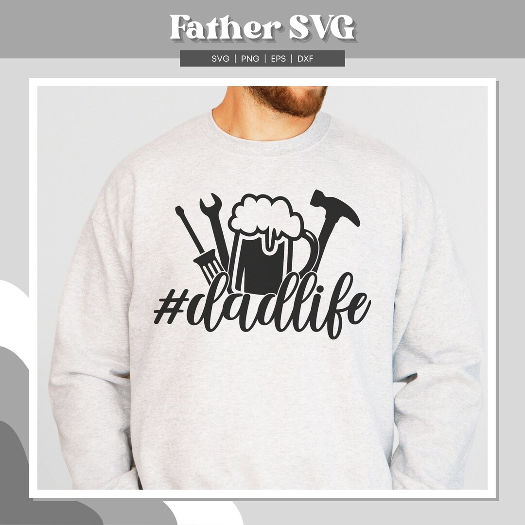 Dad Life Beer Tools Svg, Dad Svg, Father Svg, Father’s Day Svg, Dad ...