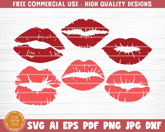 Lips Bundle Svg Lips Silhouette Svg Lips Svg Lips Clipart - Etsy