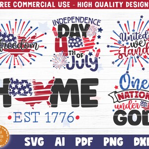4th of July SVG Bundle, Independence Day SVG, Fourth of July Shirt SVG ...