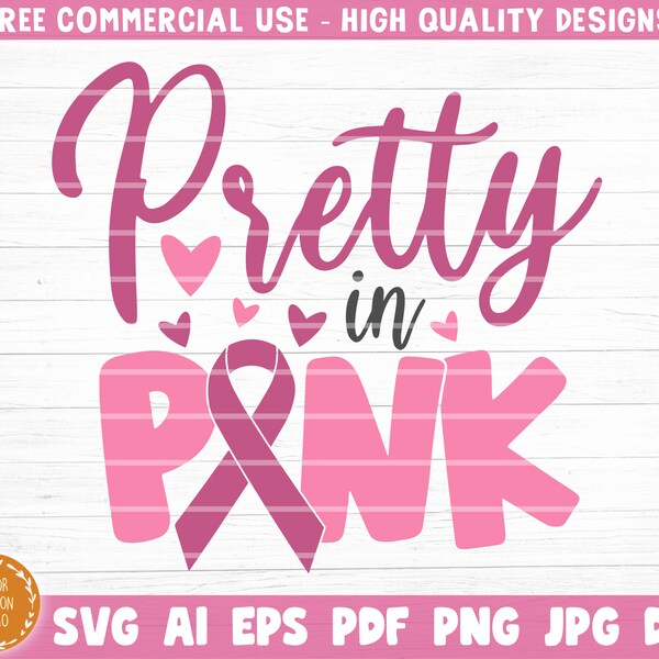 Pretty in Pink Svg - Etsy