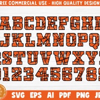 Basketball Font SVG Bundle, Basketball Numbers SVG, Basketball Alphabet ...