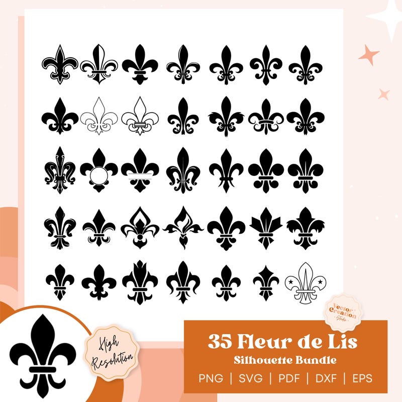 Fleur De Lis Lanyard Png - Etsy