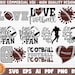 Football SVG Bundle, Vector Printable Clipart Cut Files, Love Football ...