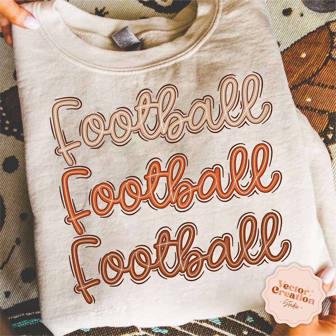 Football Game Day Png, Preppy Football Png Bundle, Fall Football Png ...