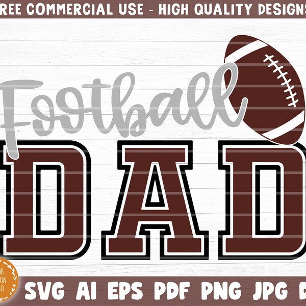 Football Dad Svg - Etsy