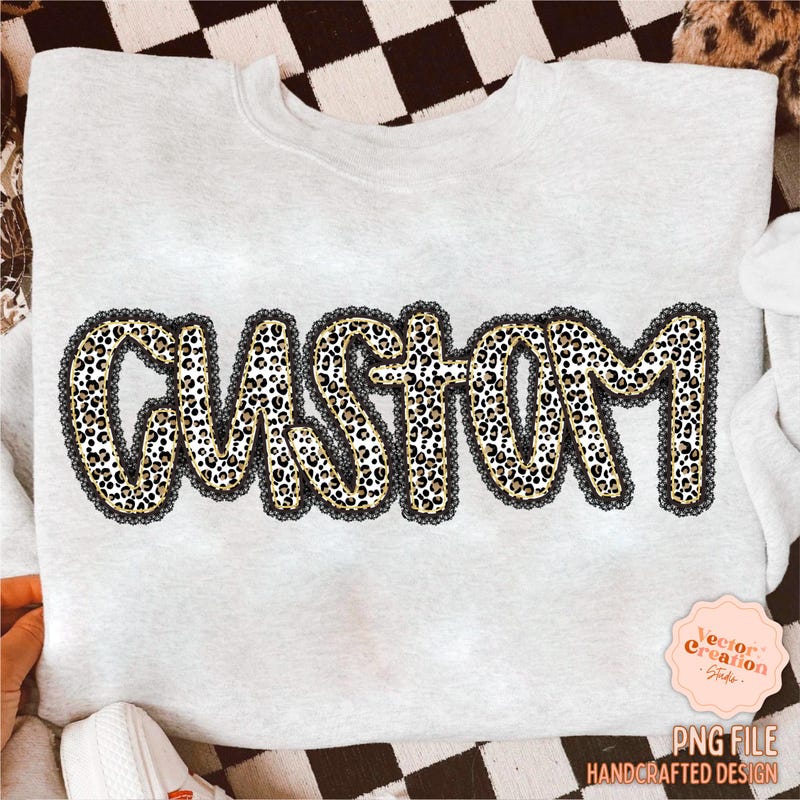 Leopard Name Bundle Png - Etsy