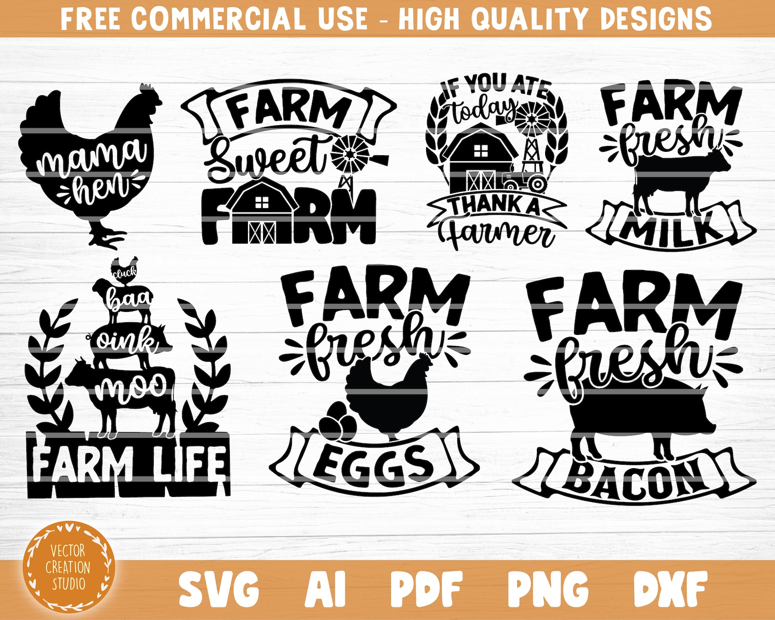 Farm Life SVG Bundle Cut File, Farm House Svg, Farm Family Svg, Funny ...