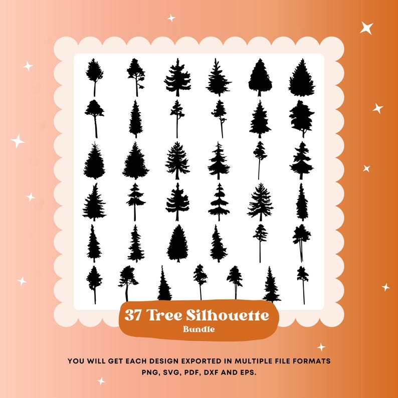Baum-Bundle-Svg, Baum-Silhouette-Svg, Kiefer-Svg, Baum Clipart, Wald ...