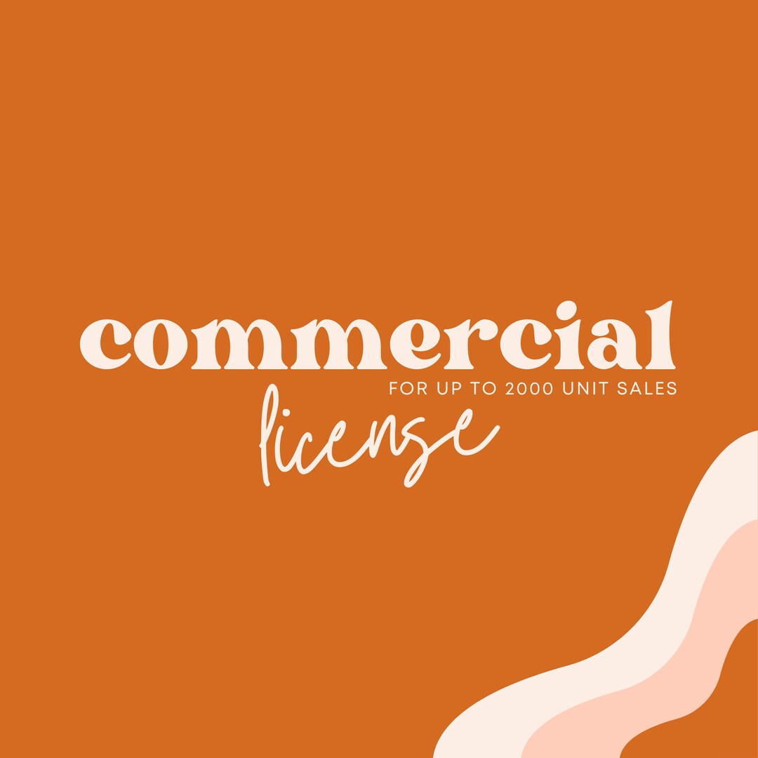 Commercial License for SVG Files, Entire Shop License ...